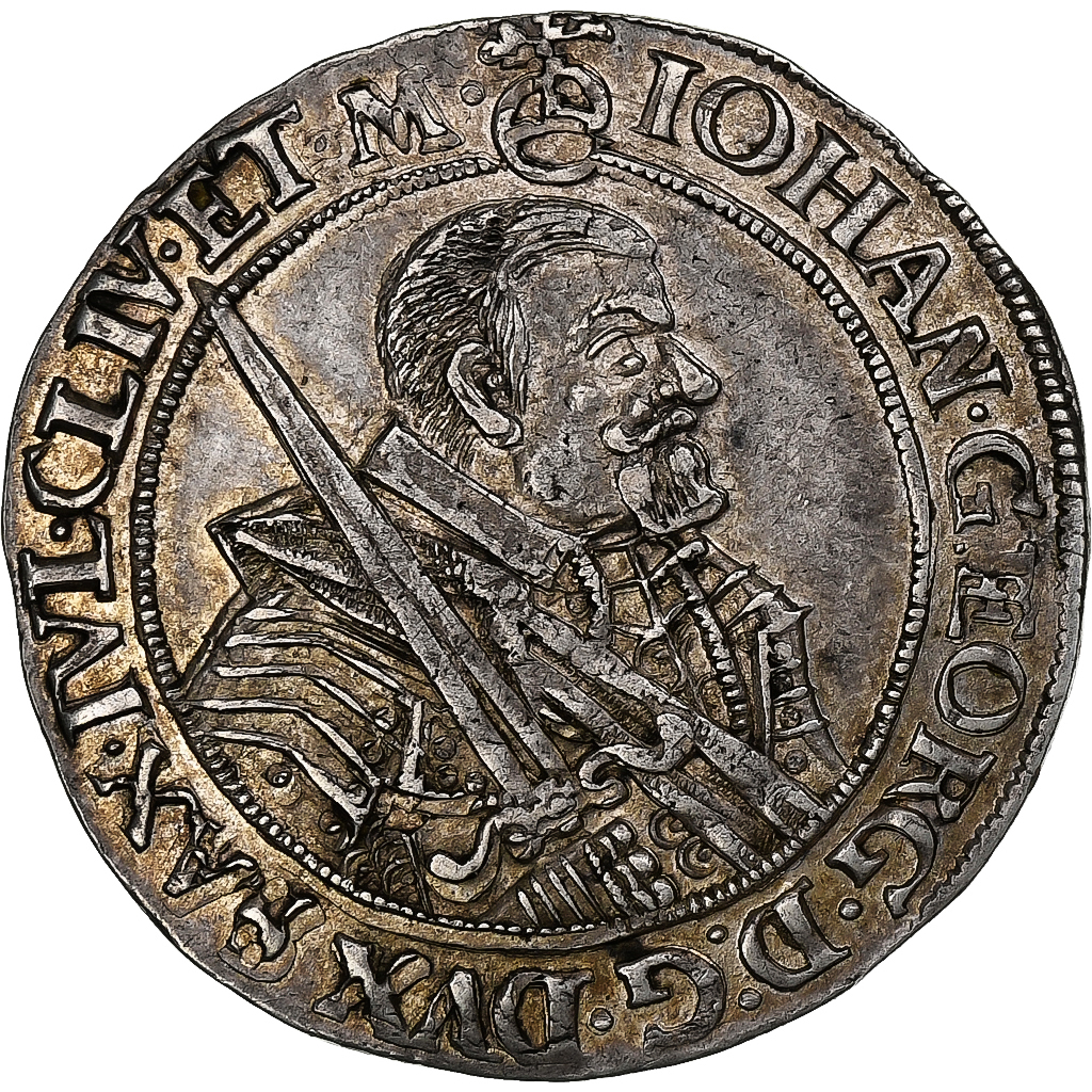 Electorate of Saxony, Johann Georg I, 1/4 Thaler, 1656, Dresden, Silver