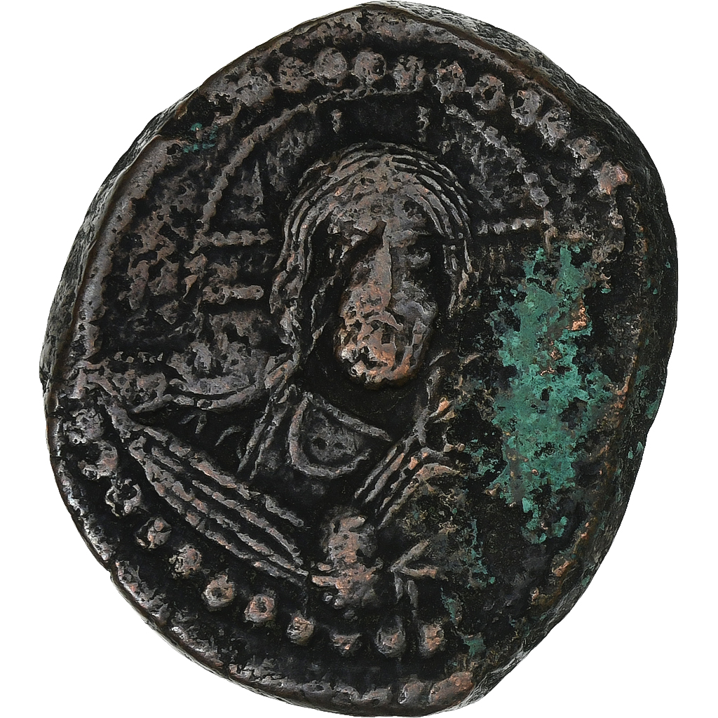 Time of Romanus IV, Follis, 1068-1071, Constantinople, Copper,