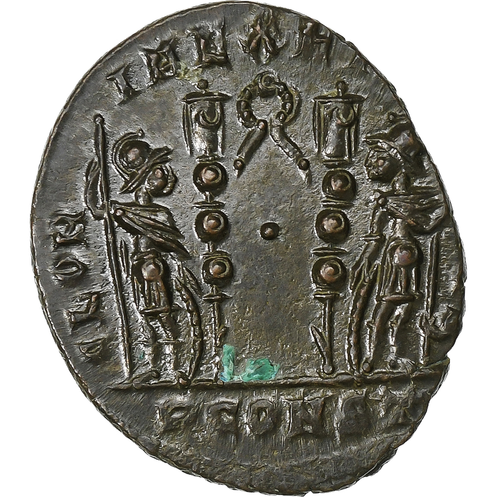 Constantine II, Follis, 333-334, Arles, Bronze, , RIC:376 | Roman ...