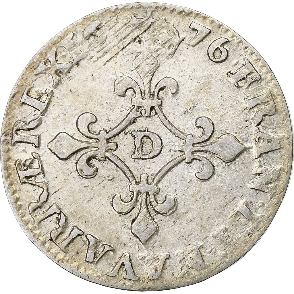 France, Louis XIV, 4 Sols des Traitants, 1676, Vimy, Silver, | European ...