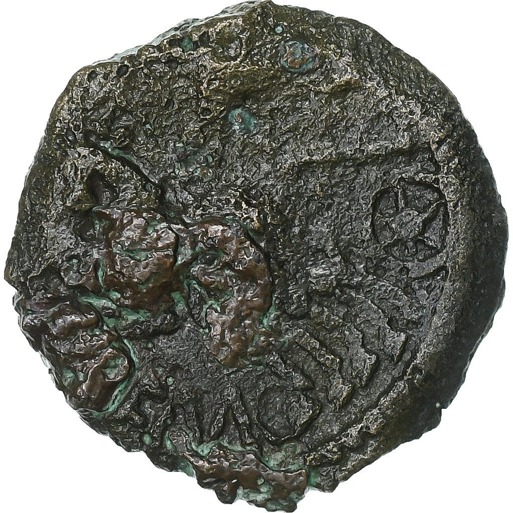 Remi, Bronze aux trois bustes / REMO, ca. 60-40 BC, Bronze, | Celtic Coins