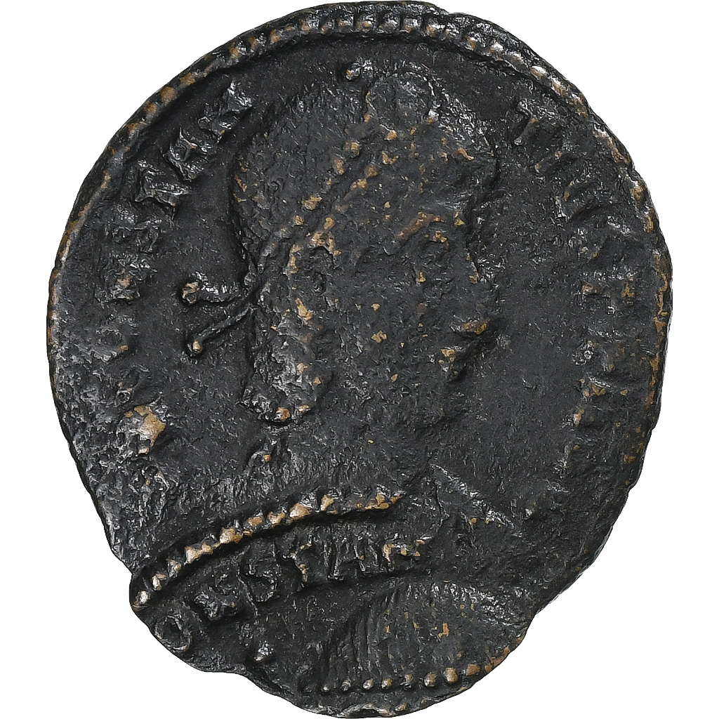 Constantius II, Follis, 337-361, Double-strike, Bronze, | Roman ...