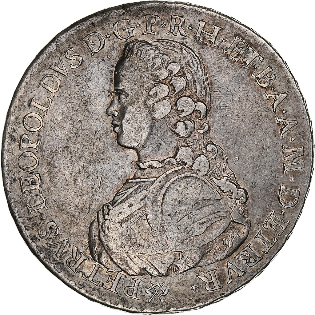 Grand Duchy of Tuscany, Pietro Leopoldo, Francescone, 1768, Florence ...