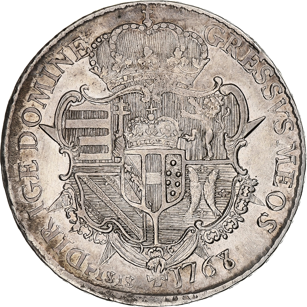 Grand Duchy of Tuscany, Pietro Leopoldo, Francescone, 1768, Florence ...