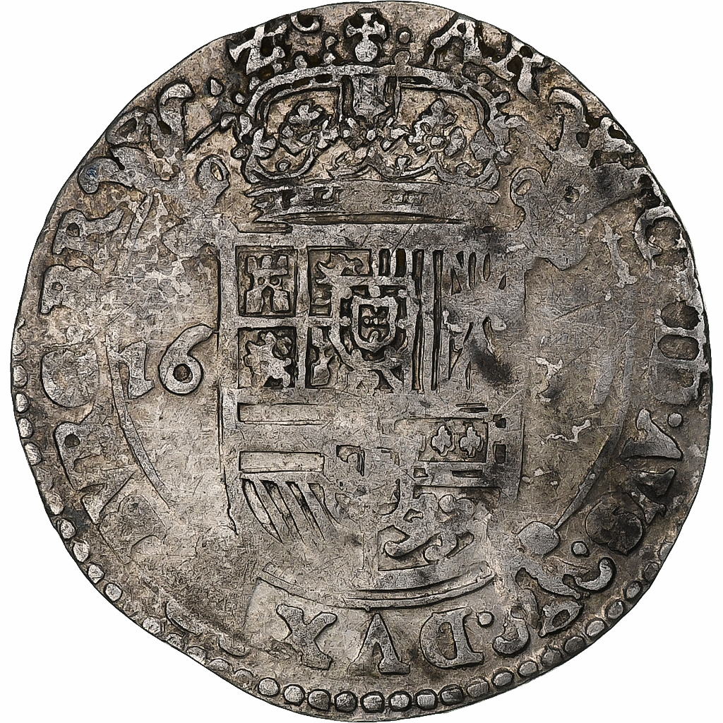 Spanish Netherlands, Duchy of Brabant, Philip IV, Escalin, 1637, Anvers