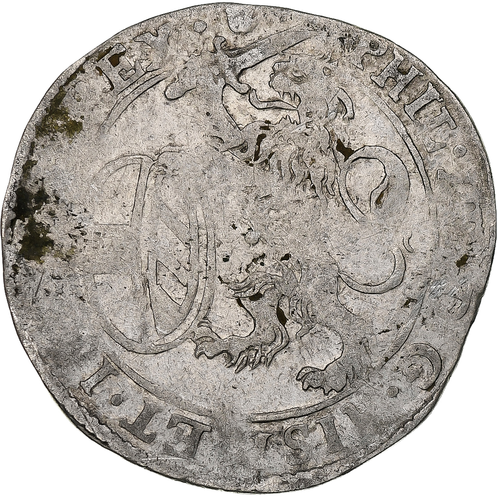 Spanish Netherlands, Duchy of Brabant, Philip IV, Escalin, 1628, Anvers