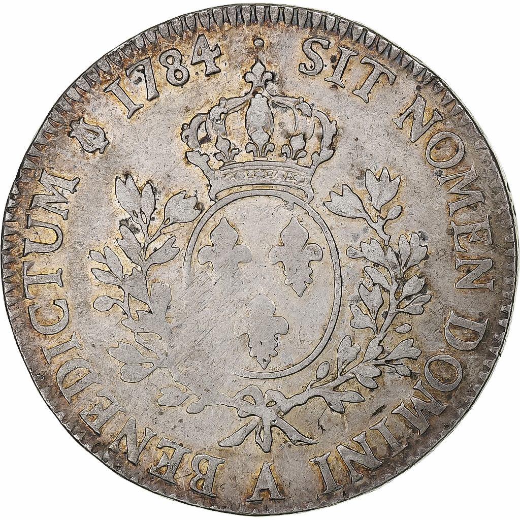 France, Louis XVI, Ecu aux branches d'olivier, 1784, Paris, 2nd semestre