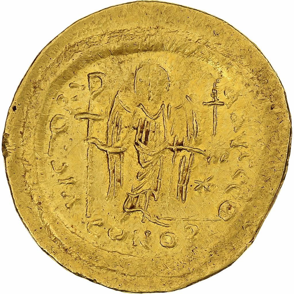 Justinian I, Solidus, 542-565, Constantinople, Gold, , Sear:140