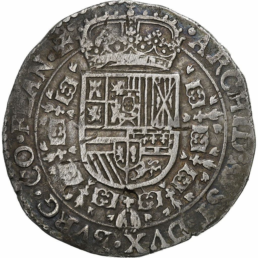 Spanish Netherlands, County of Flanders, Philip IV, Patagon, 1652, Bruges