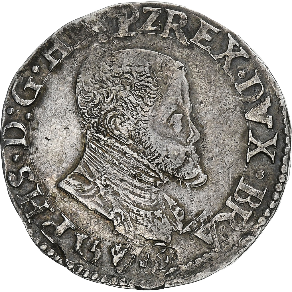 Spanish Netherlands, Duchy of Brabant, Philip II, 1/5 Philipsdaalder, 1563