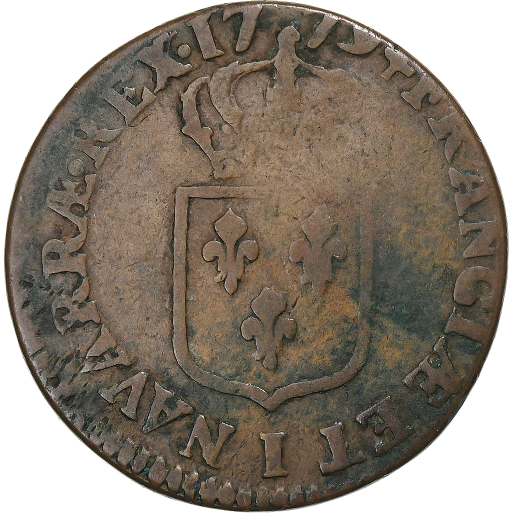 France, Louis XIV, Sol, 1779, Limoges, Copper, | European Coins