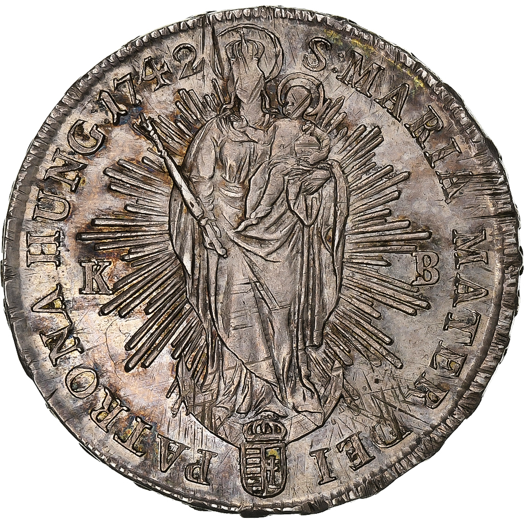 Hungary, Maria Theresia, Thaler, 1742, Kremnica, Silver, , KM:328