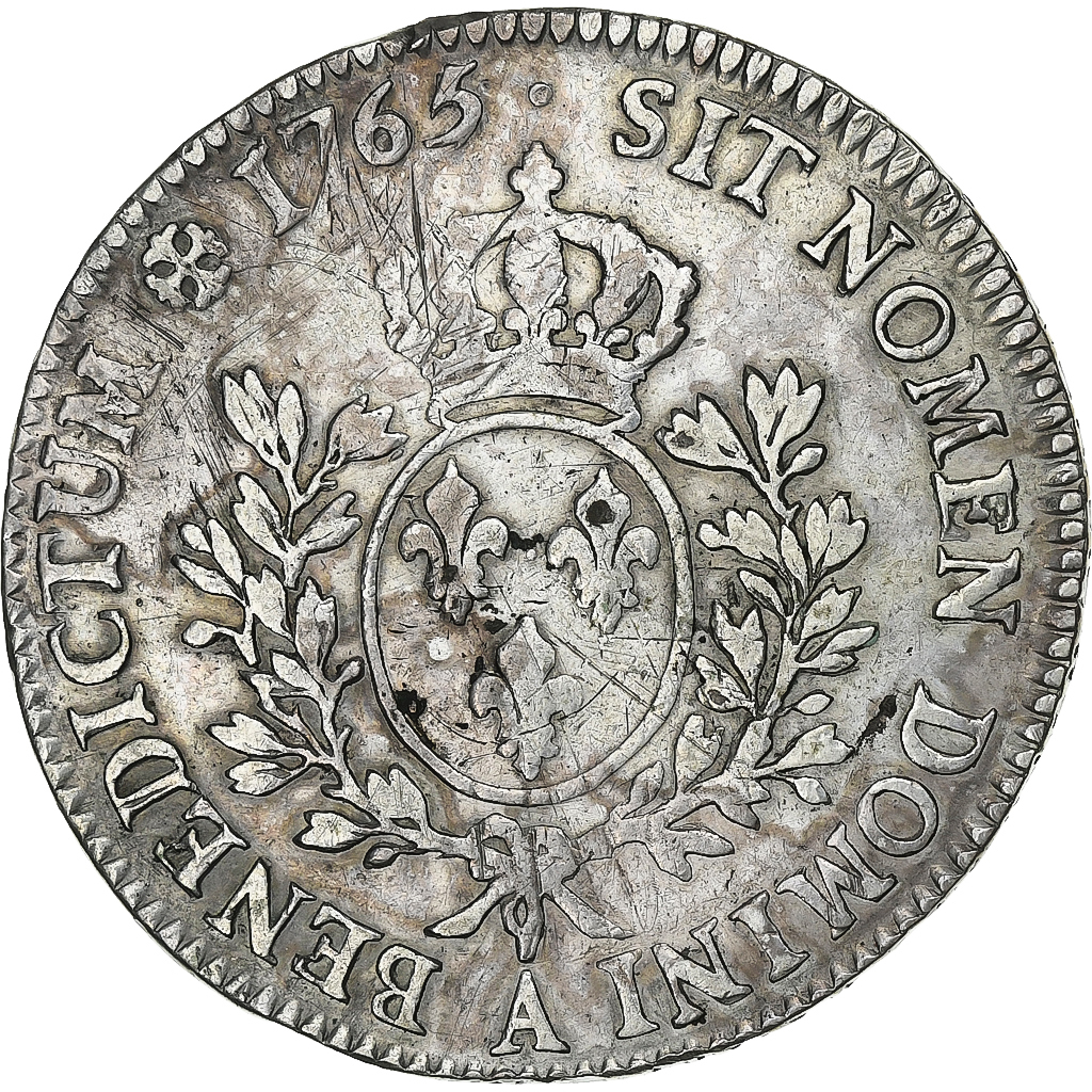 France, Louis XV, Écu au bandeau, 1765, Paris, Silver, , Gadoury:322