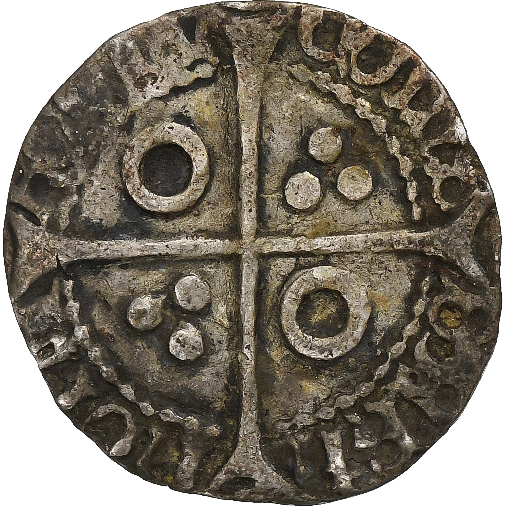 Principality of Catalonia, Alfonso IV, 1/2 Croat, 1416-1458, Perpignan ...