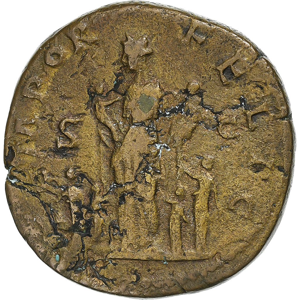 Faustina II, Sestertius, 161-176, Rome, Bronze, , RIC:1673 | Roman ...