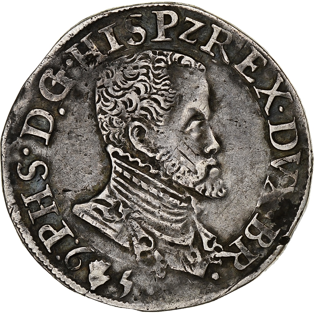 Spanish Netherlands, Duchy of Brabant, Philip II, 1/5 Philipsdaalder, 1565
