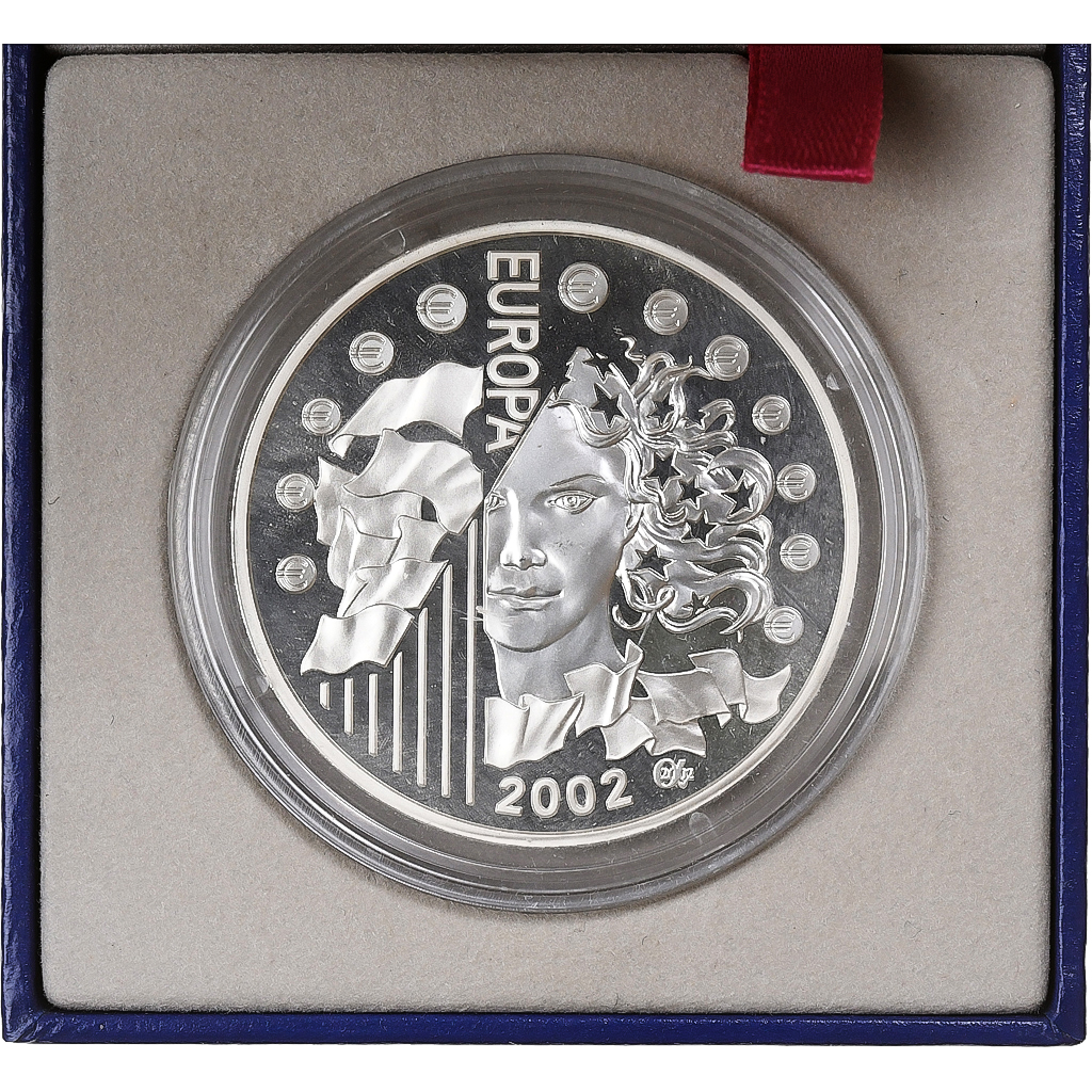 France, 1-1/2 Euro, Europa, Introduction de l'euro, Proof, 2002, MDP ...