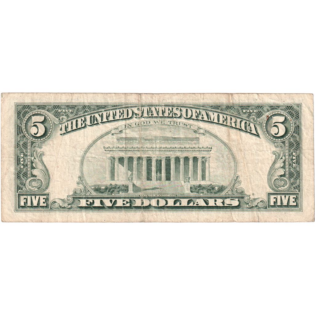 United States, Five Dollars, VF(20-25) | US Paper Money