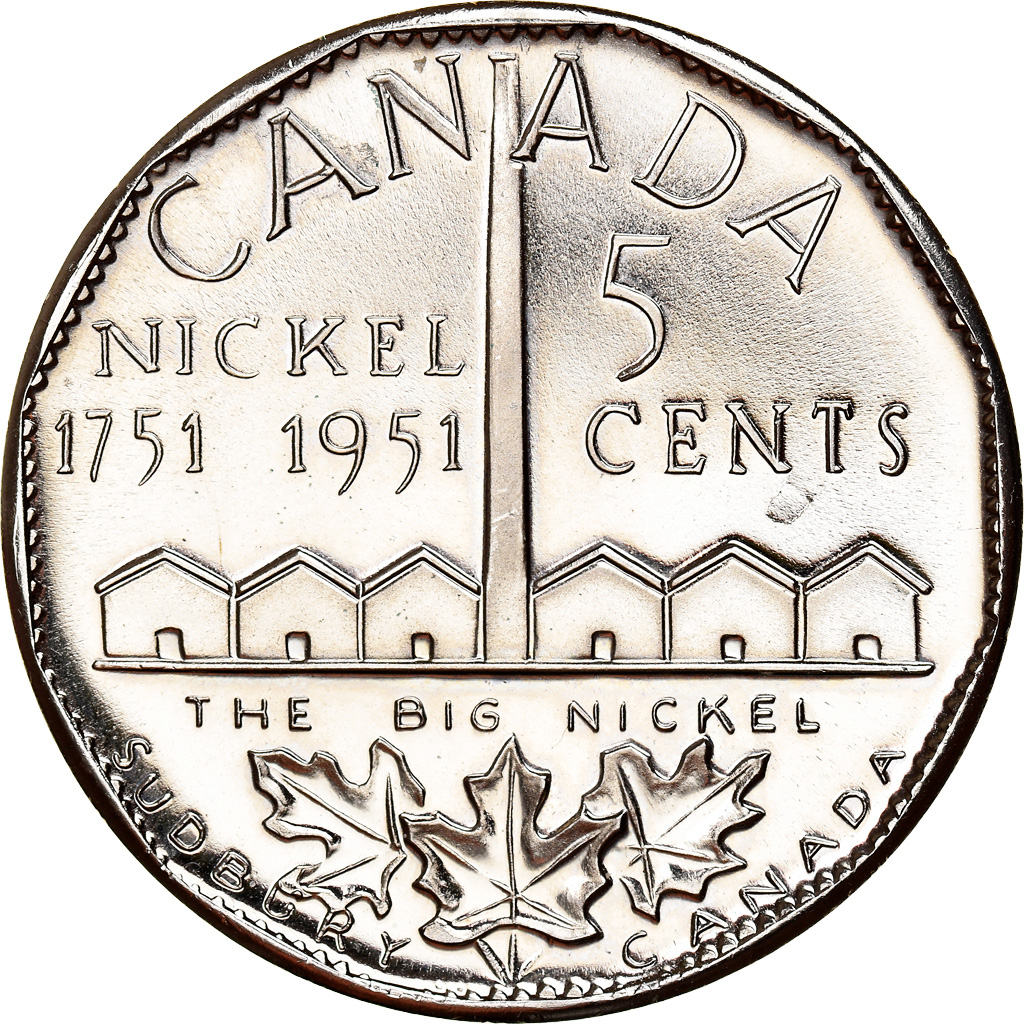 Canada, The Big Nickel, Commemorative Token, Georges V, 5 Cents - The Big