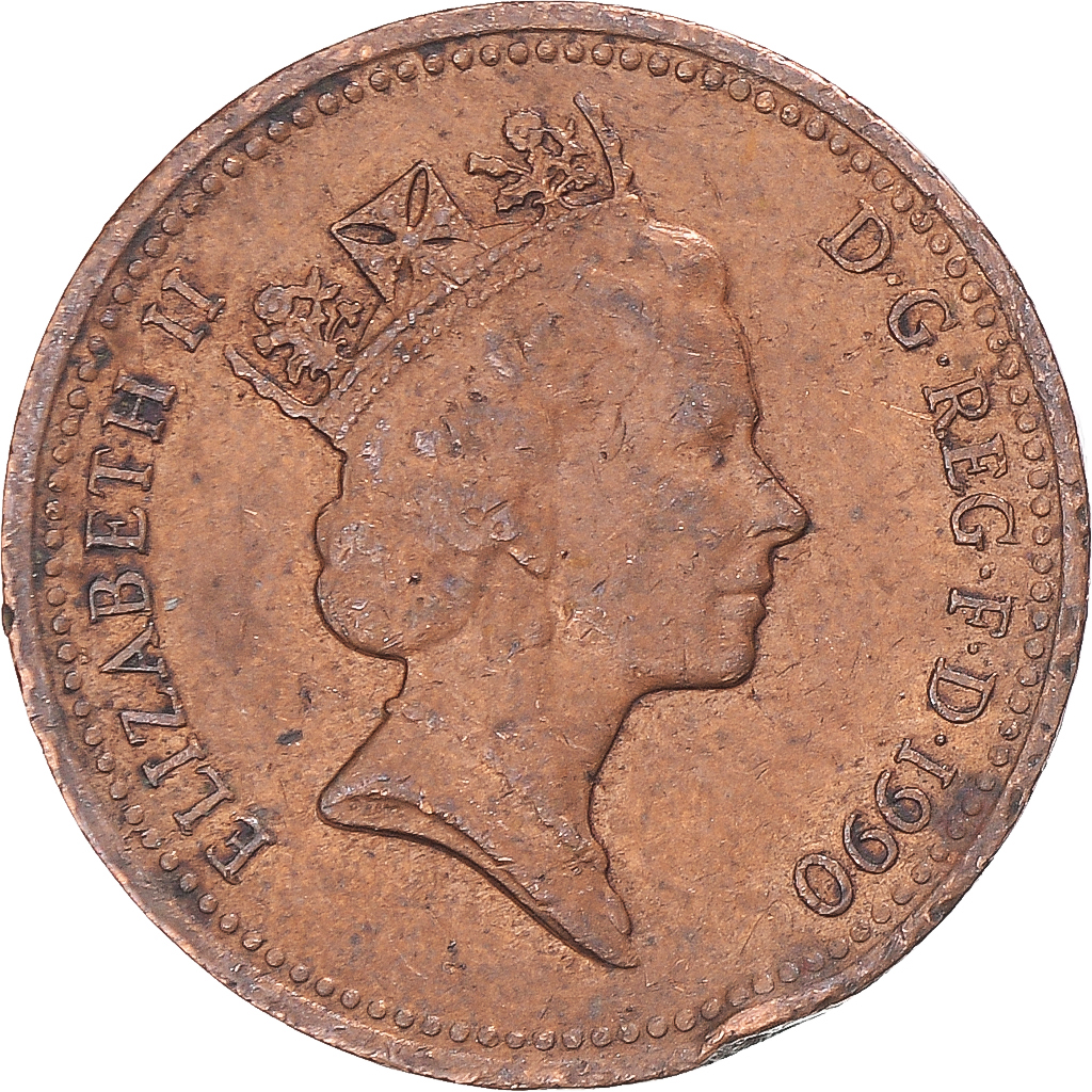 Coin, Great Britain, Penny, 1990 | European Coins