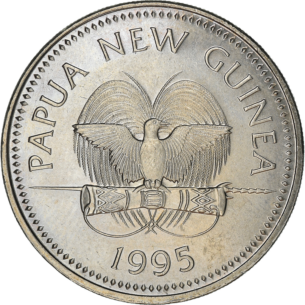 Coin, Papua New Guinea, 20 Toea, 1995, Royal Canadian Mint ...