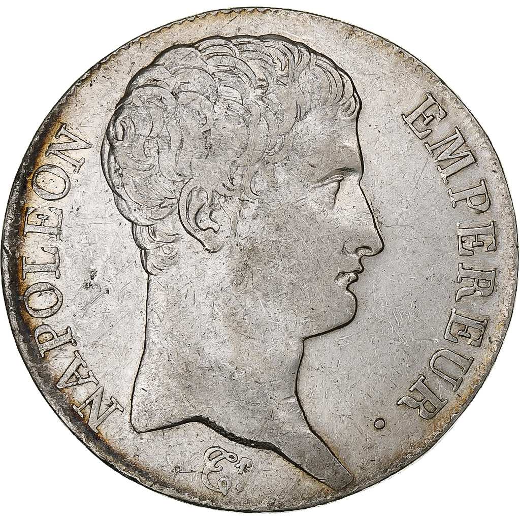 France, Napoleon I, 5 Francs, 1807, Bayonne, Silver, | European Coins