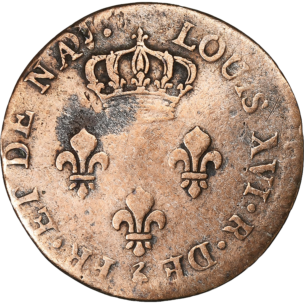 Isles of France and of Bourbon, Louis XVI, 3 Sous, 1781, Paris, Billon