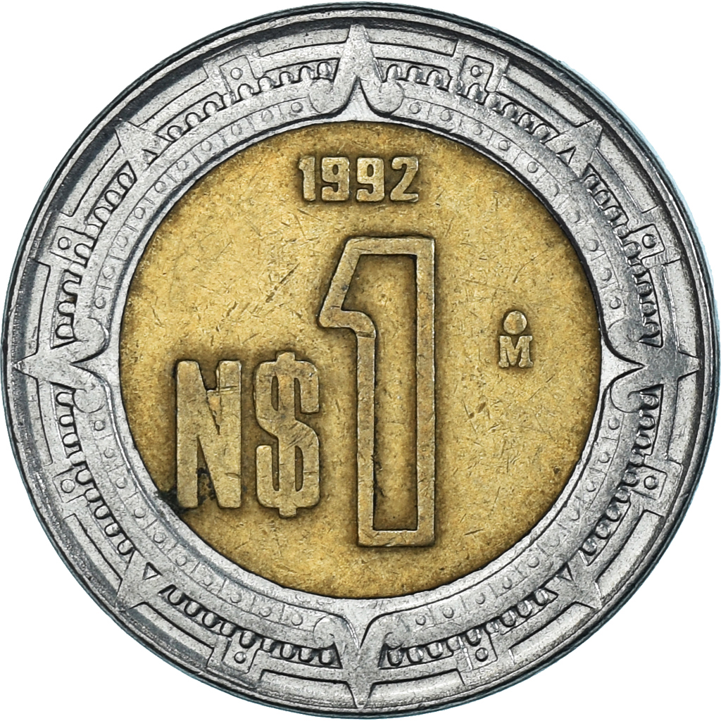 Coin, Mexico, Nuevo Peso, 1992 | North & Central American and Caribbean ...