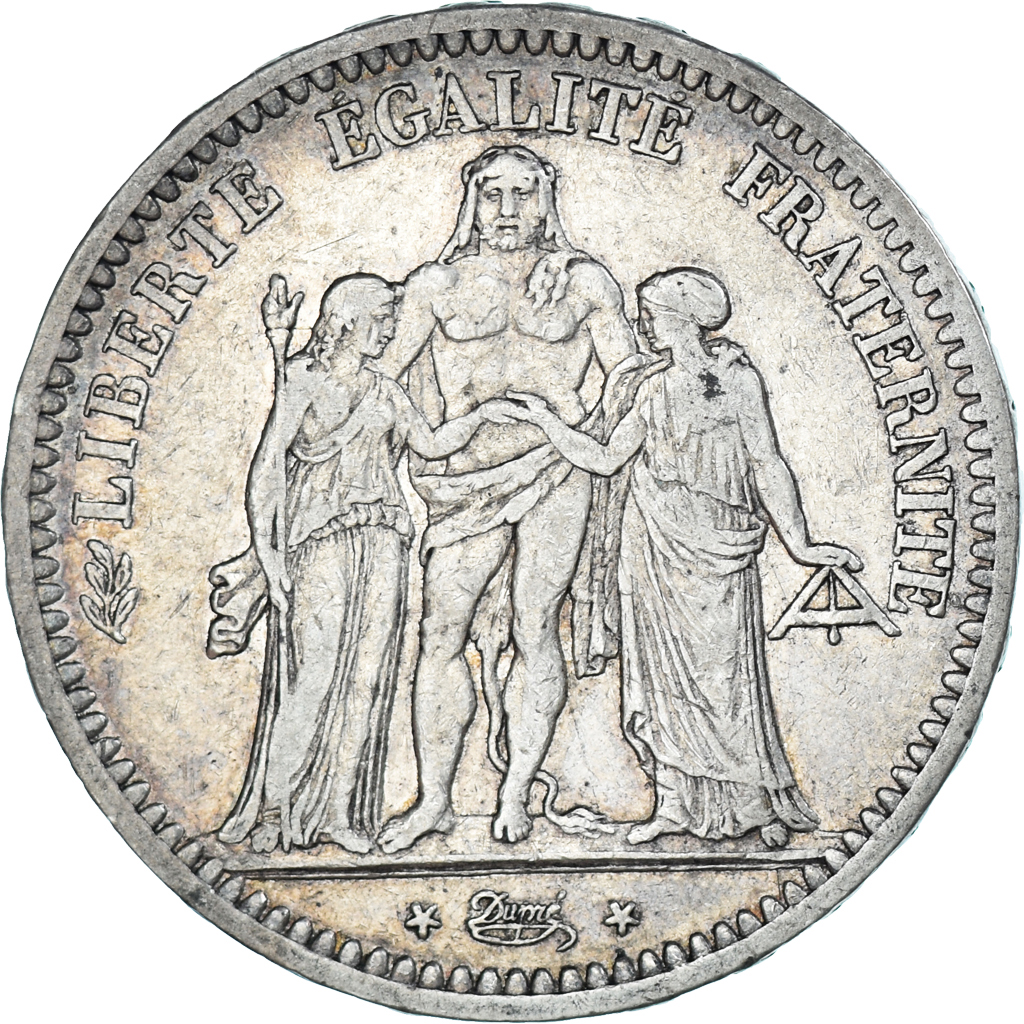 Coin, France, Hercule, 5 Francs, 1848, Paris, , Silver, KM:756.1