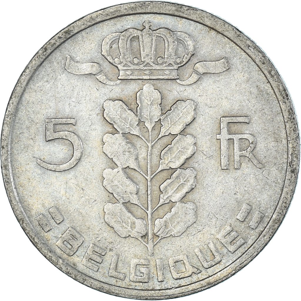 Coin, Belgium, 5 Francs, 1950 | European Coins