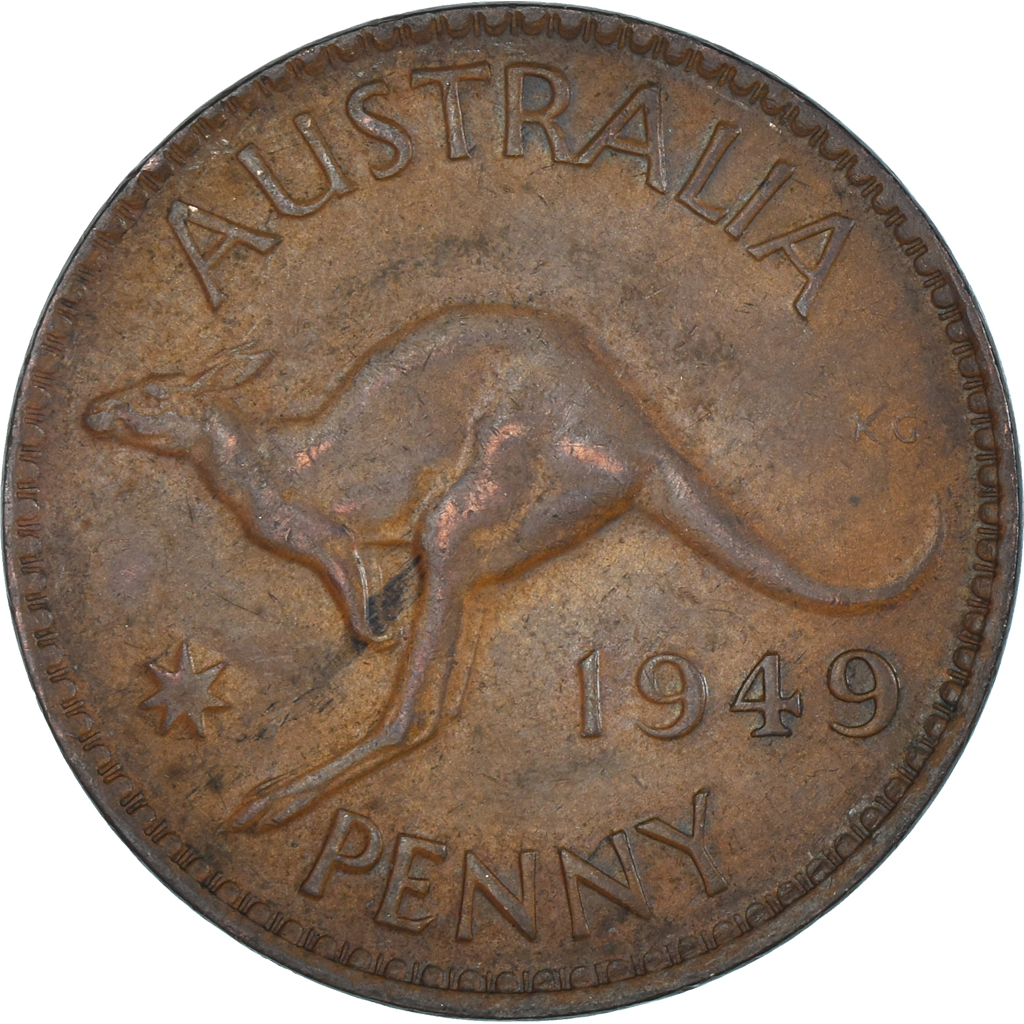 Coin, Australia, Penny, 1949 | Australian & Oceanian Coins