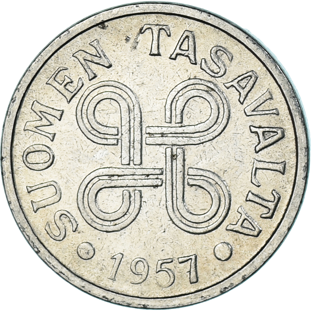 Coin, Finland, 5 Markkaa, 1957 | European Coins
