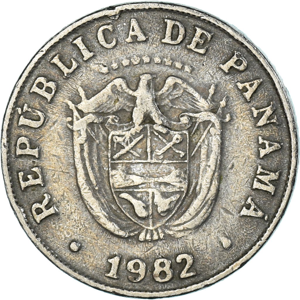 Coin, Panama, 5 Balboas, 1982 | North & Central American and Caribbean ...