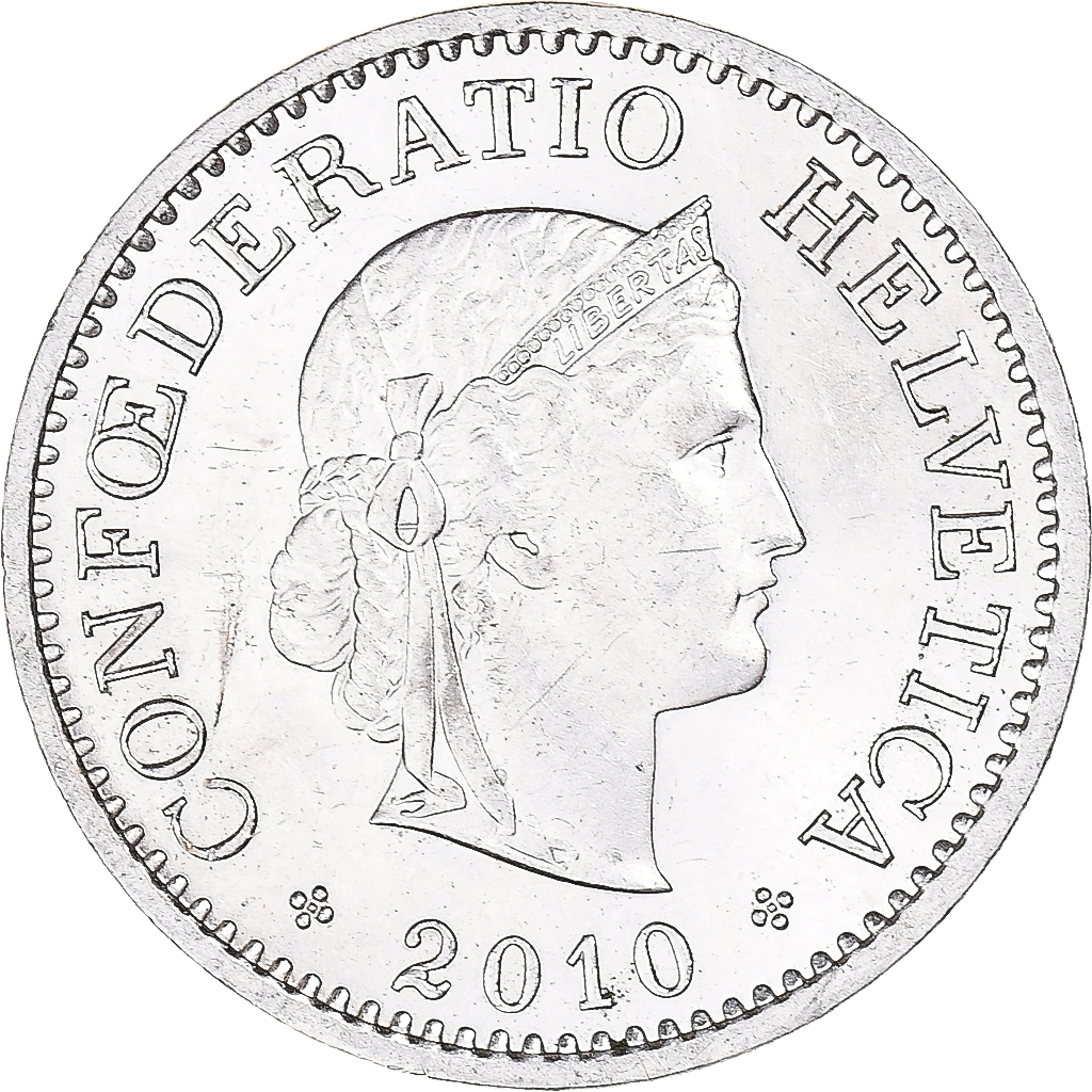 Coin, Switzerland, 10 Rappen, 2010 | European Coins