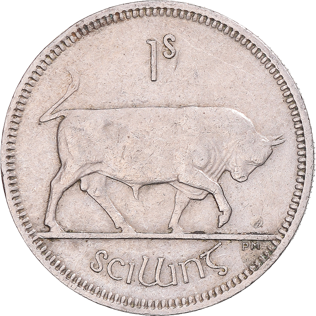 Coin, Ireland, Shilling, 1963 | European Coins