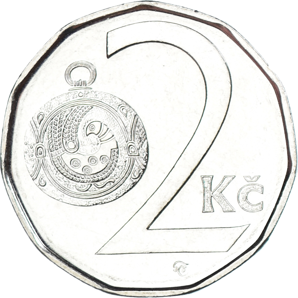 Coin, Czech Republic, 2 Koruny, 2013 | European Coins