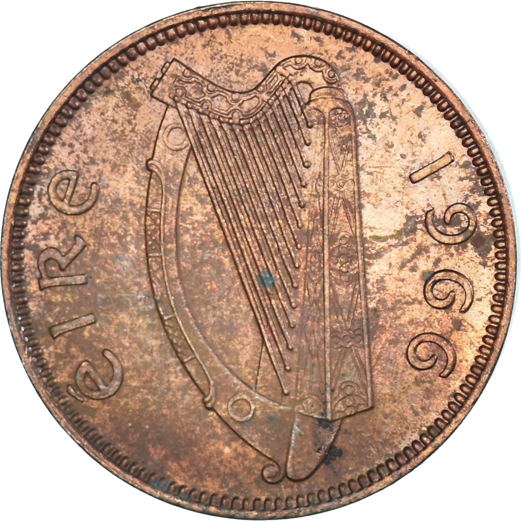 Coin, Ireland, Farthing, 1966 | European Coins