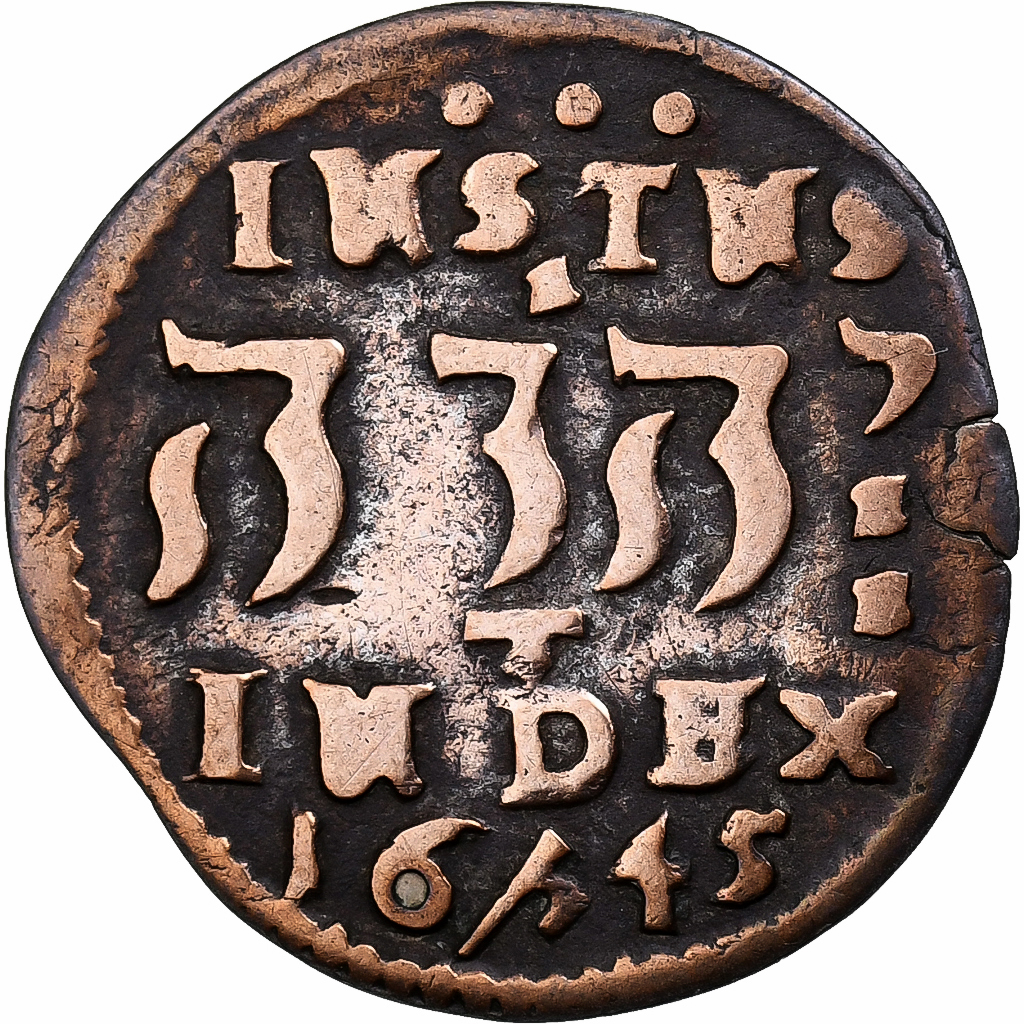 Denmark, Christian IV, 4 Skilling, 1645, Billon, | European Coins