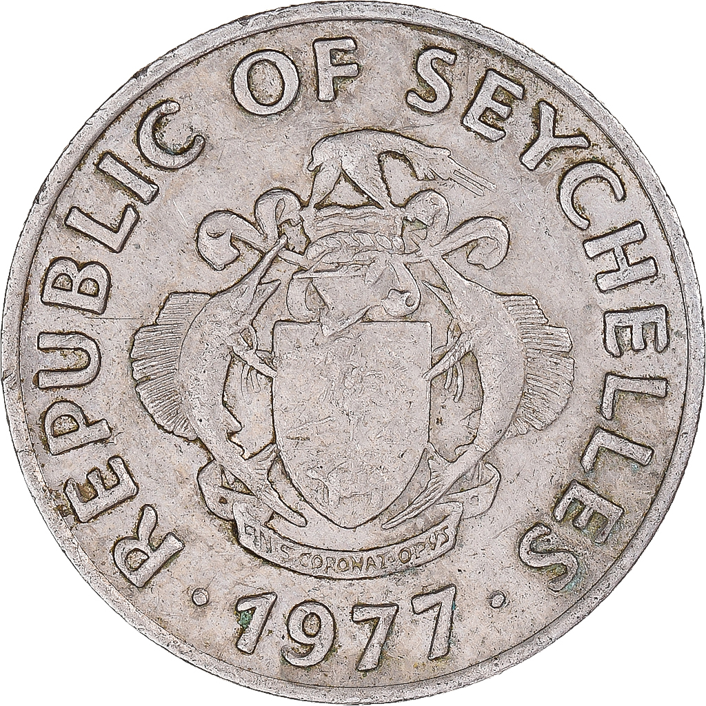 Coin, Seychelles, 50 Cents, 1977 | African Coins