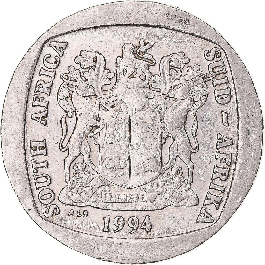 Coin, South Africa, 5 Rand, 1994 | African Coins