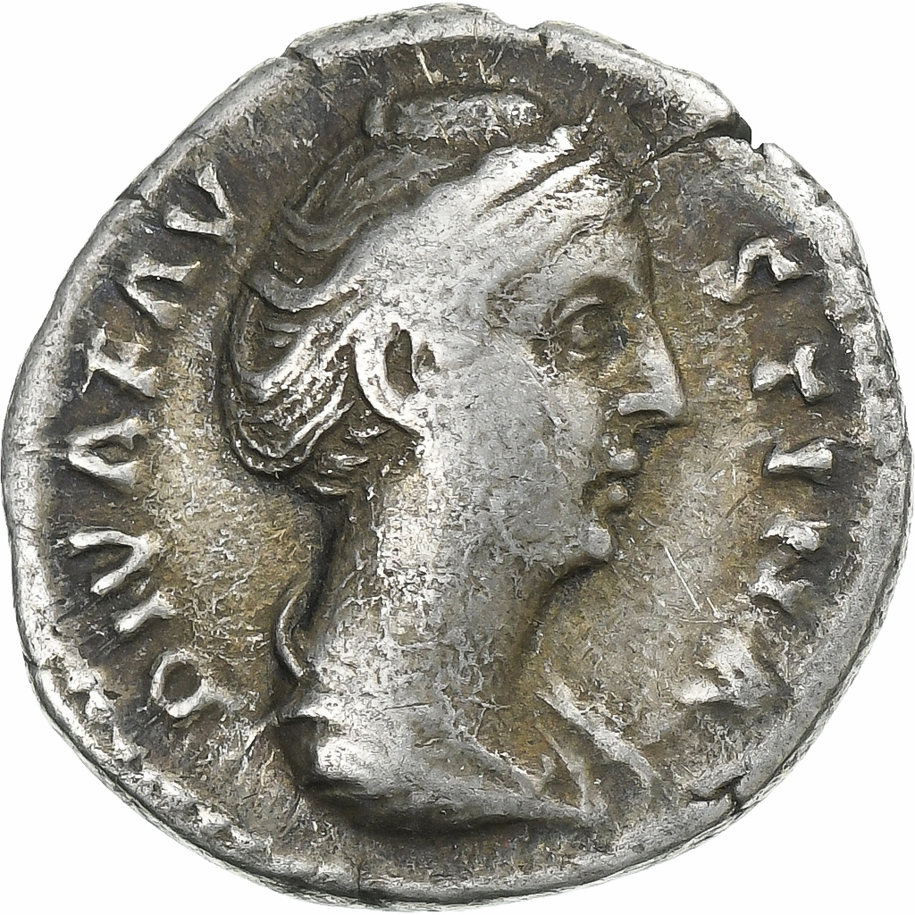 Faustina I, Denarius, 141, Rome, Silver, , RIC:360a | Roman Imperial Coins