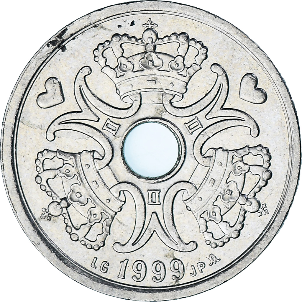 Denmark, 2 Kroner, 1999 | European Coins