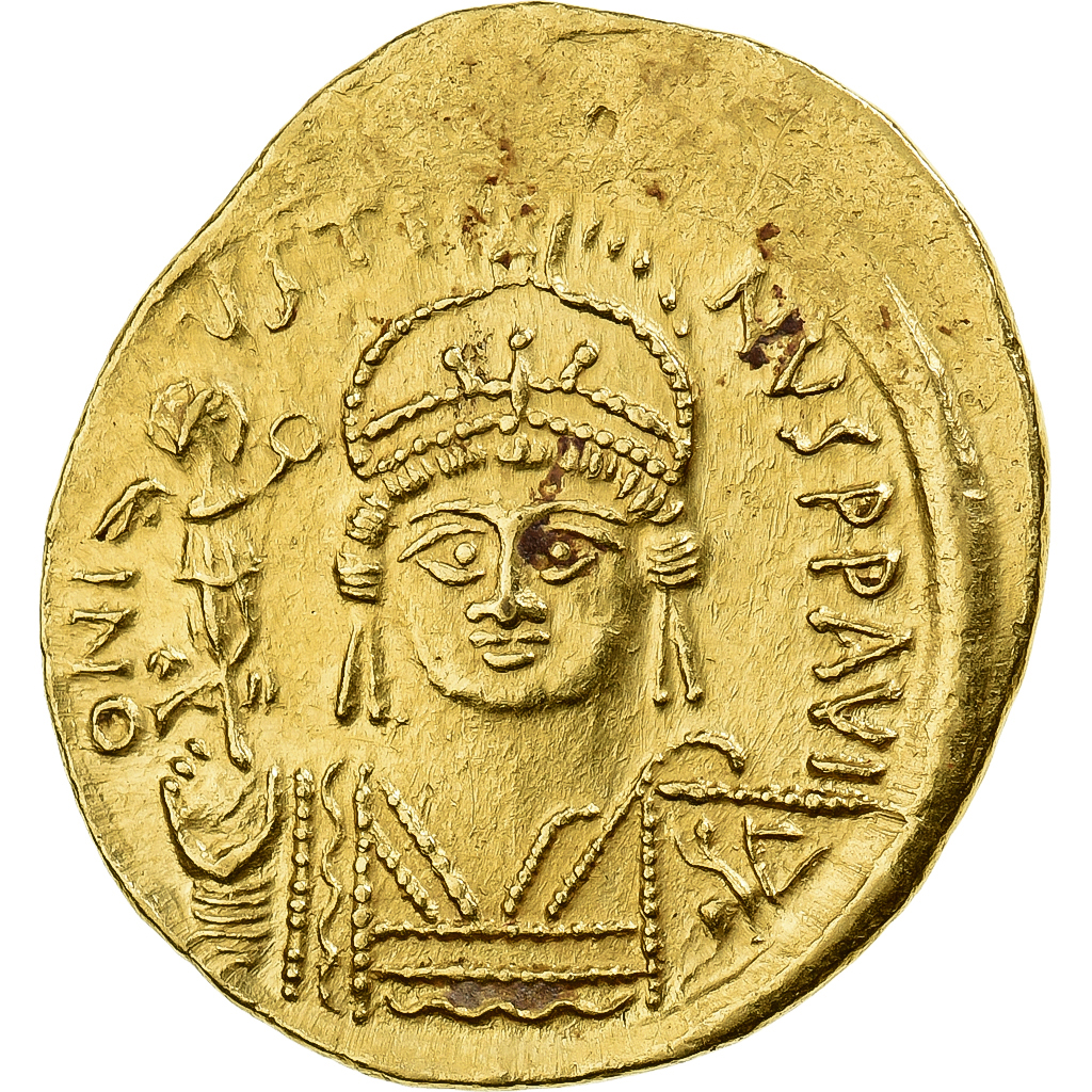 Justin II, Solidus, 565-578, Constantinople, Gold, , Sear:347A