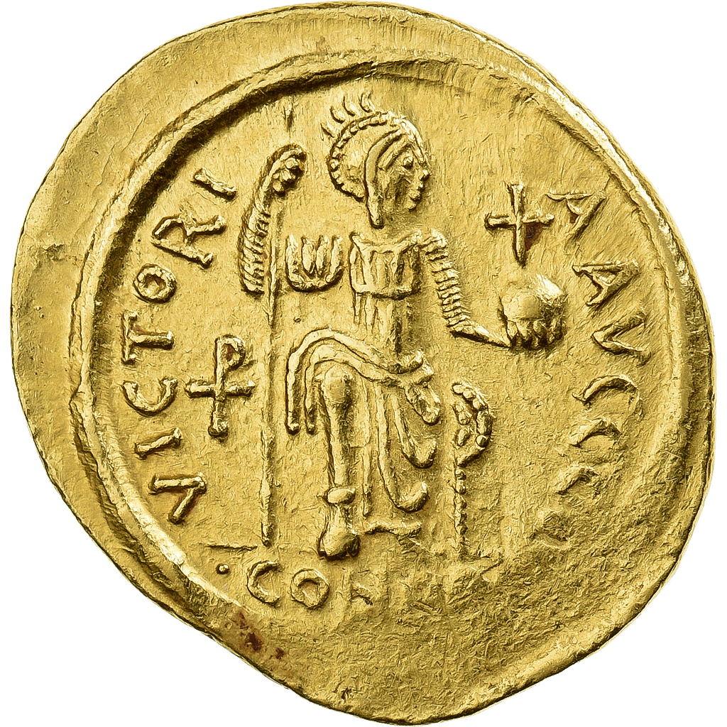 Justin II, Solidus, 565-578, Constantinople, Gold, , Sear:347A