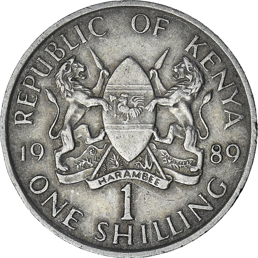 Kenya, Shilling, 1989 | African Coins