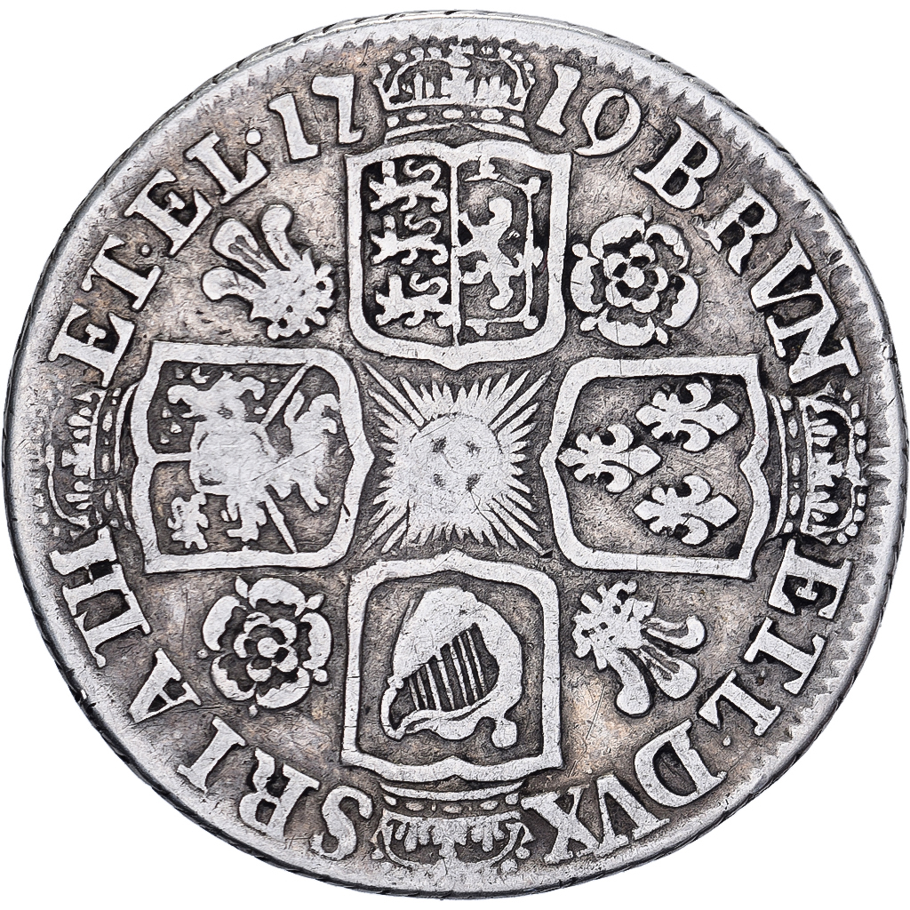 Kingdom of England, George I, 1 Shilling, 1719, London, Silver,