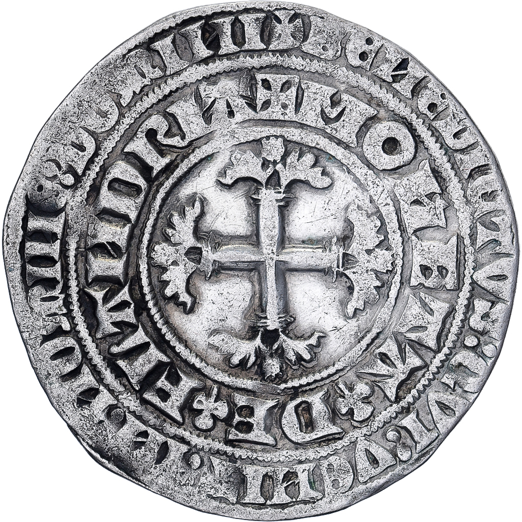 County of Flanders, Louis of Male, 2 Groats Botdrager, 1373-1377, Gent