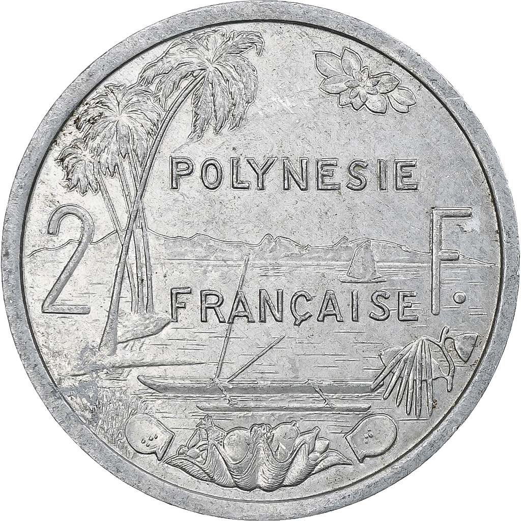 French Polynesia, 2 Francs, 1987 | Australian & Oceanian Coins