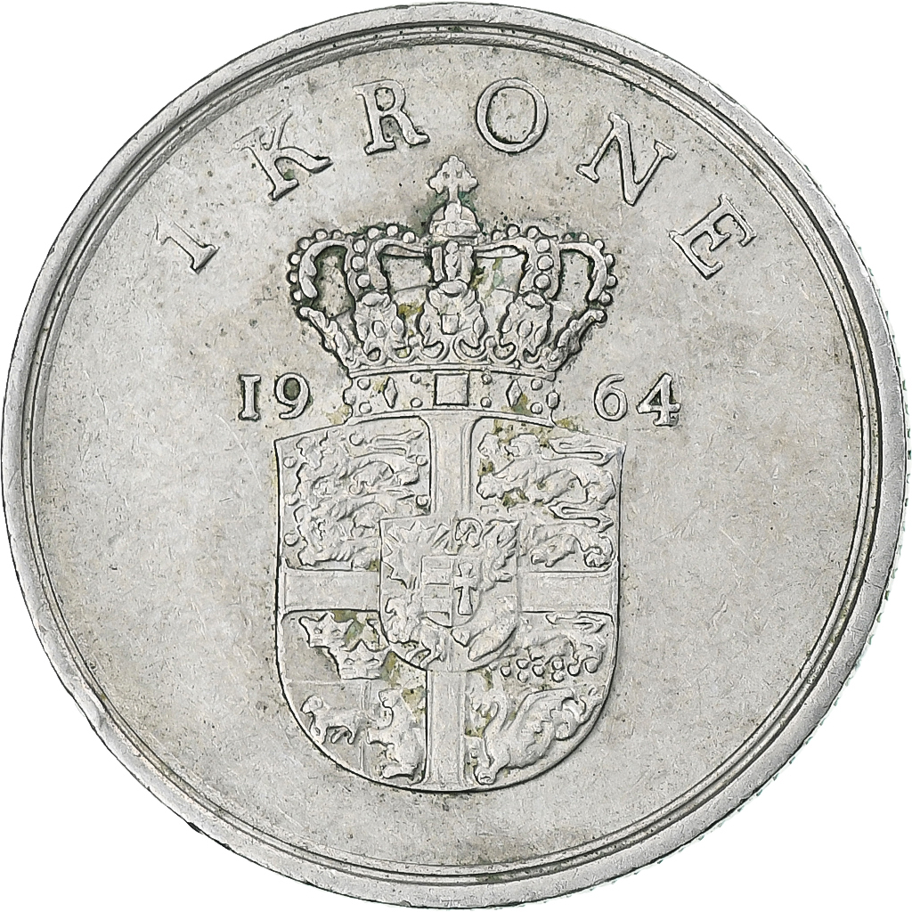Denmark, Krone, 1964 | European Coins