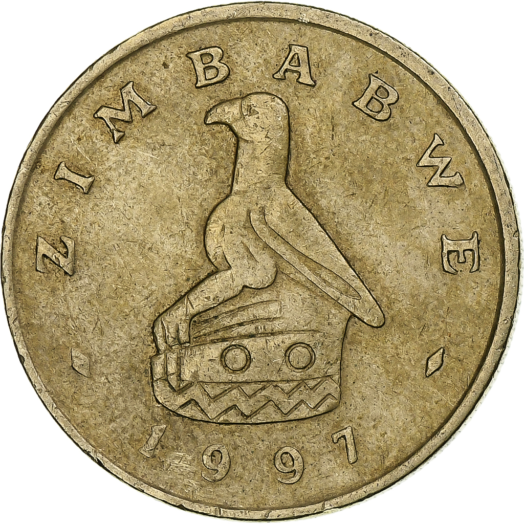 Zimbabwe, 2 Dollars, 1997 | African Coins